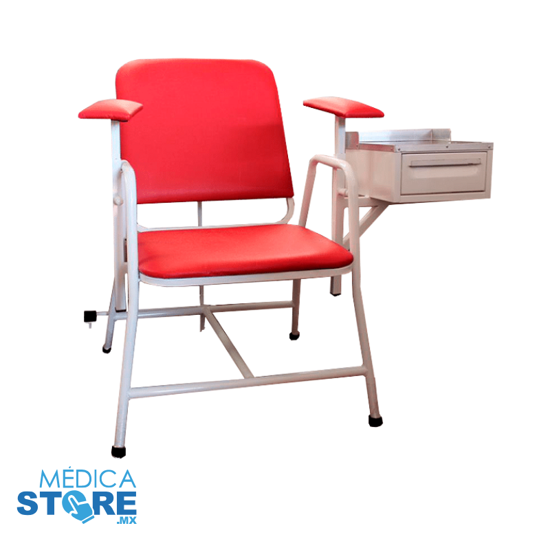 Silla de Toma de Muestra con Cajón | Médica Store